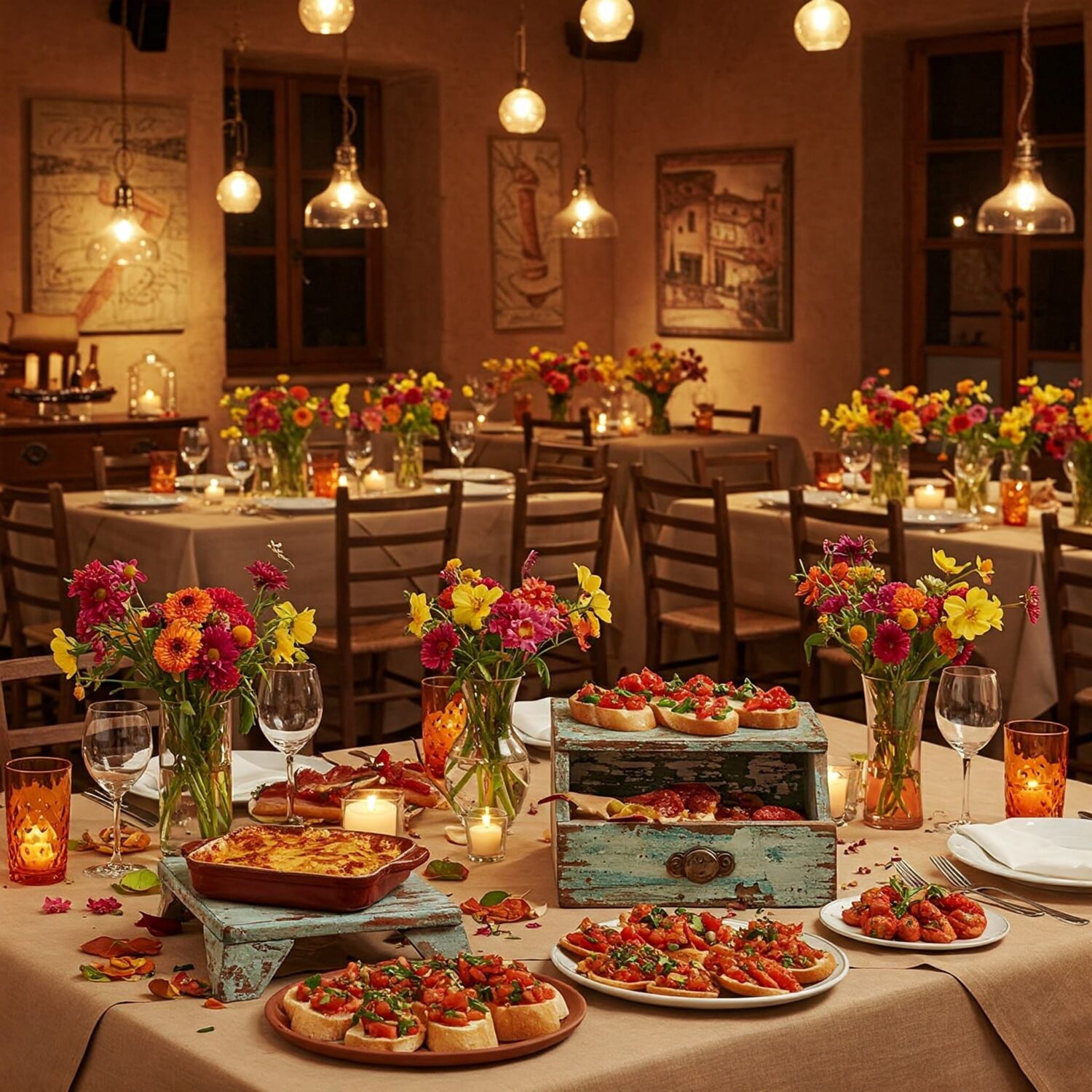 55+ Gorgeous Italian Themed Dinner Party Decorations to Try