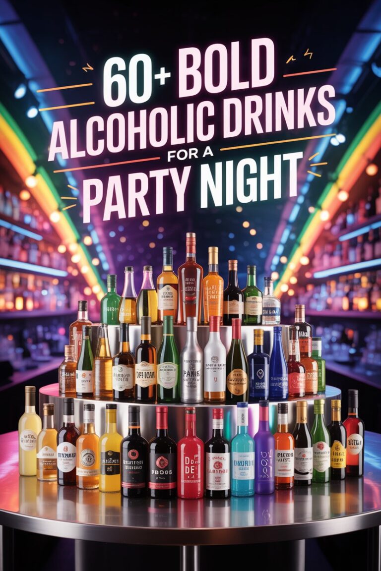 60+ Bold Alcoholic Drinks for a Party Night