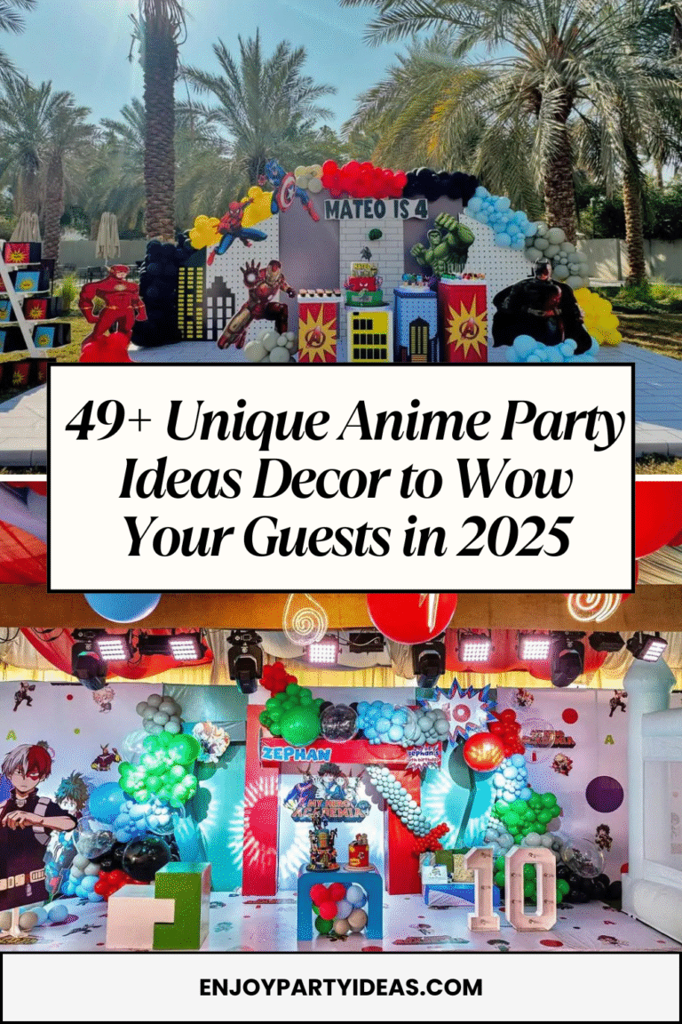 49+ Unique Anime Party Ideas Decor to Wow Your Guests in 2025