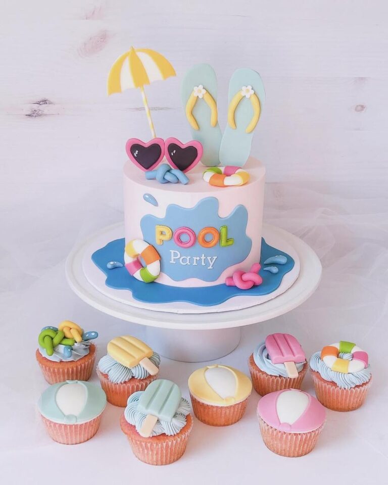 Top 50+ Creative Pool Party Cake Ideas for Summer Fun