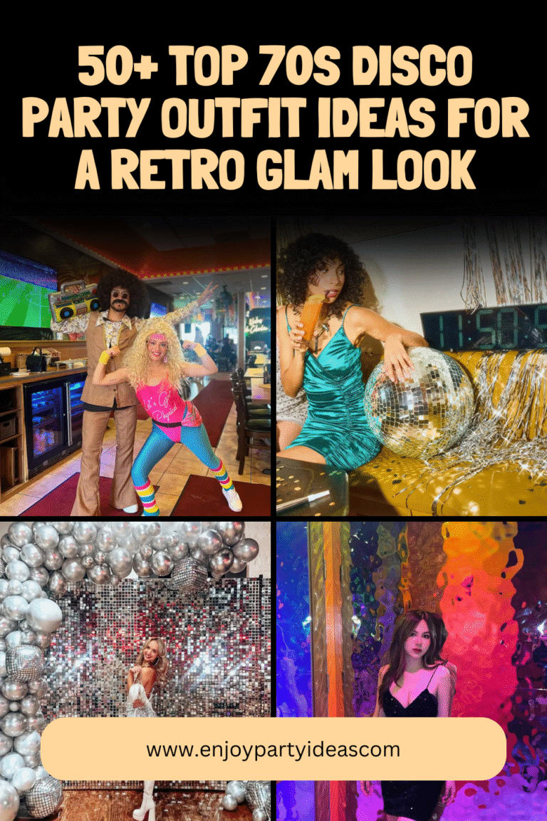 50+ Top 70s Disco Party Outfit Ideas for a Retro Glam Look