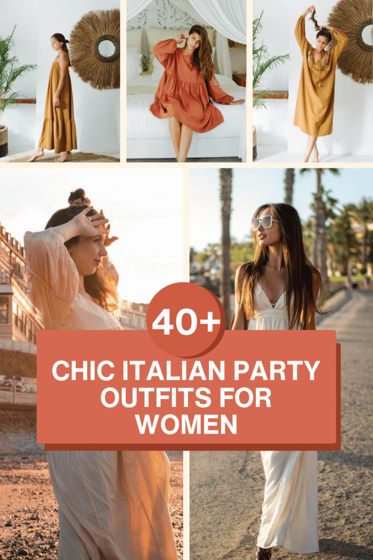 40+ Chic Italian Party Outfits for Women
