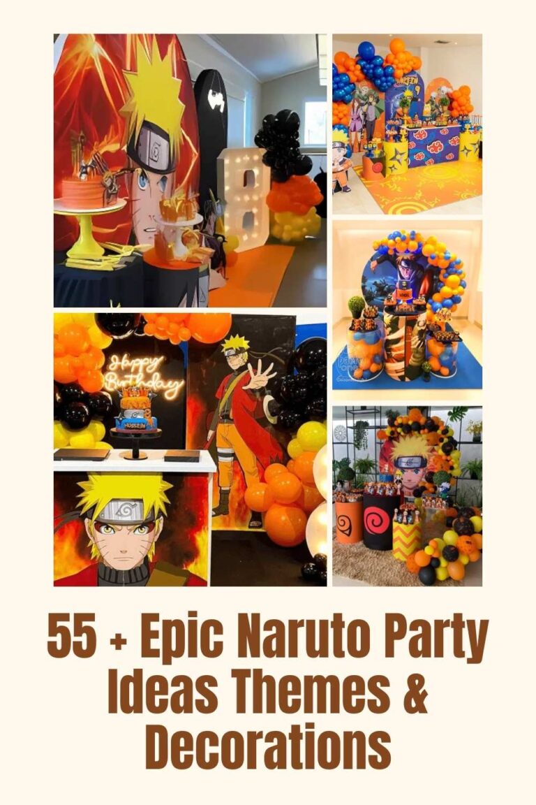 55 + Epic Naruto party Ideas Themes & Decorations