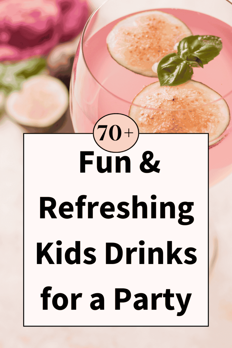 70+ Fun & Refreshing Kids Drinks for a Party