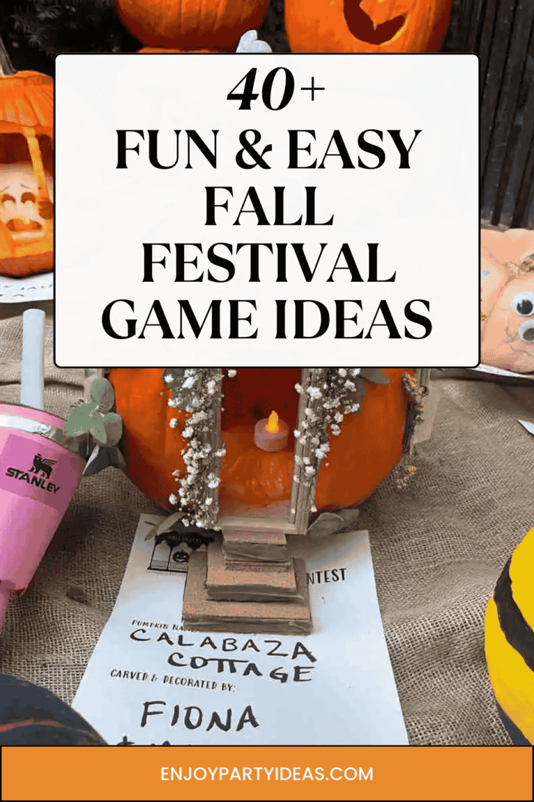 40+ Fun & Easy Fall Festival Game Ideas