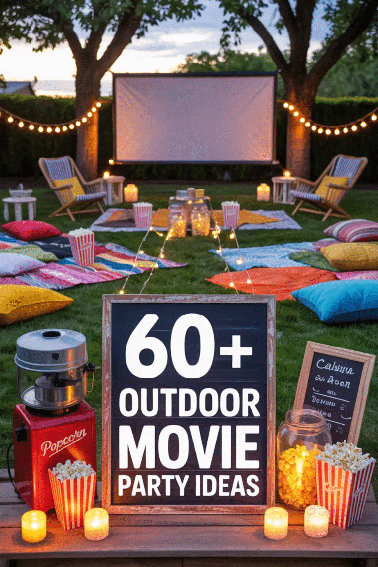60+ Outdoor Movie Party Ideas for a Magical Backyard Movie Night