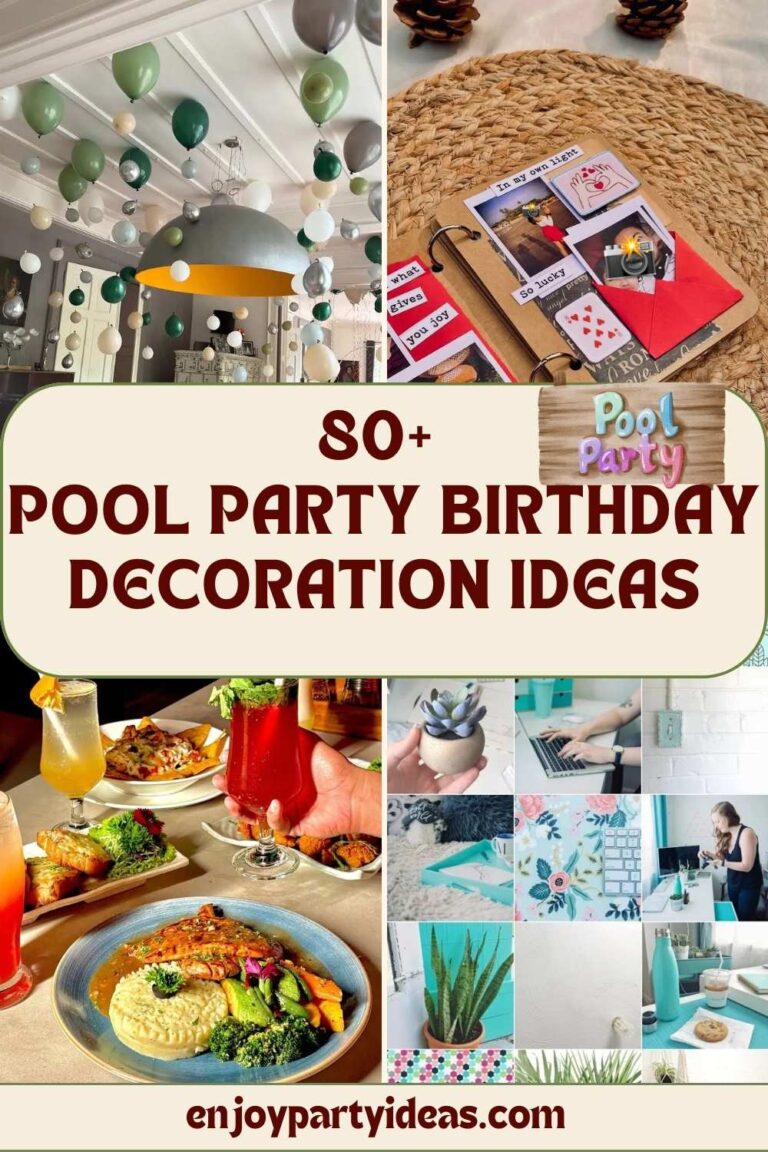 Pool Party Birthday Decoration Ideas Fun & Easy