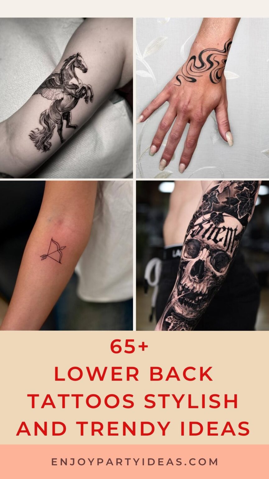 Lower Back Tattoos Stylish and Trendy Ideas